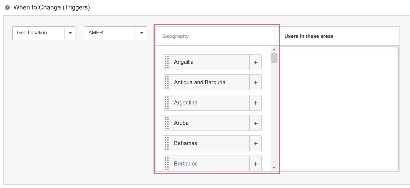 Geo Location Triggers